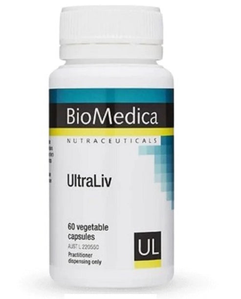 BioMedica UltraLiv 60 Capsules – NutriMedica