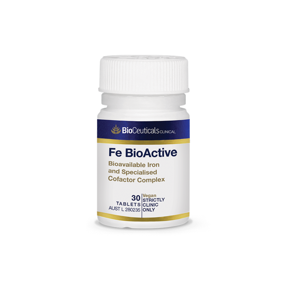 Clinical Fe BioActive 30 Tablets – NutriMedica