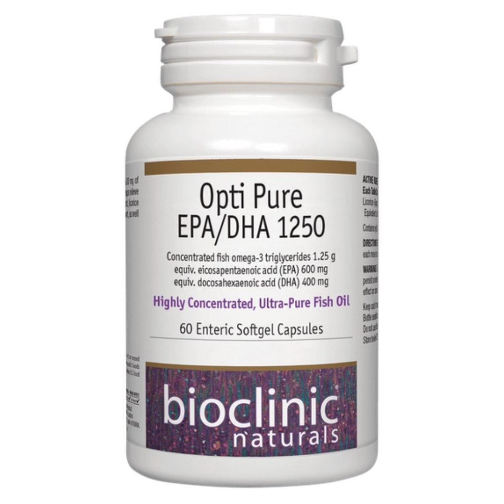 Bioclinic Naturals Opti Pure EPA/DHA 1250 – NutriMedica
