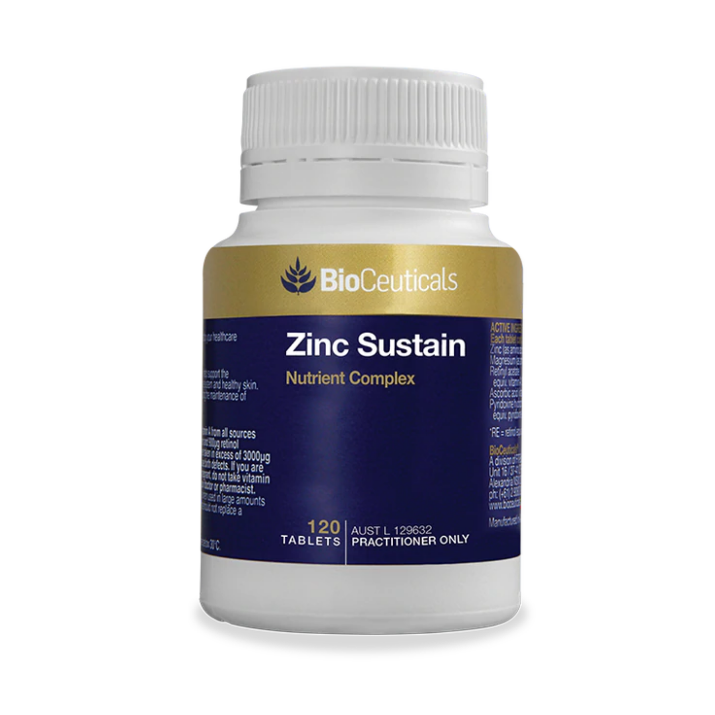 BioCeuticals Zinc Sustain 120 tablets – NutriMedica