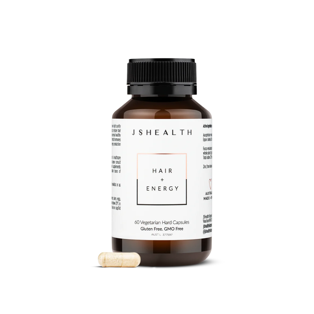 JSHealth Vitamins Hair + Energy Formula 60 Capsules – NutriMedica