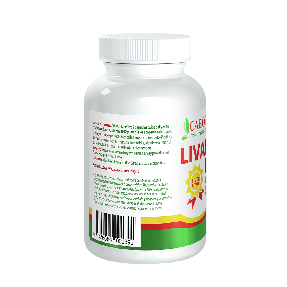 Cabot Health Livatone Plus 60 capsules – NutriMedica